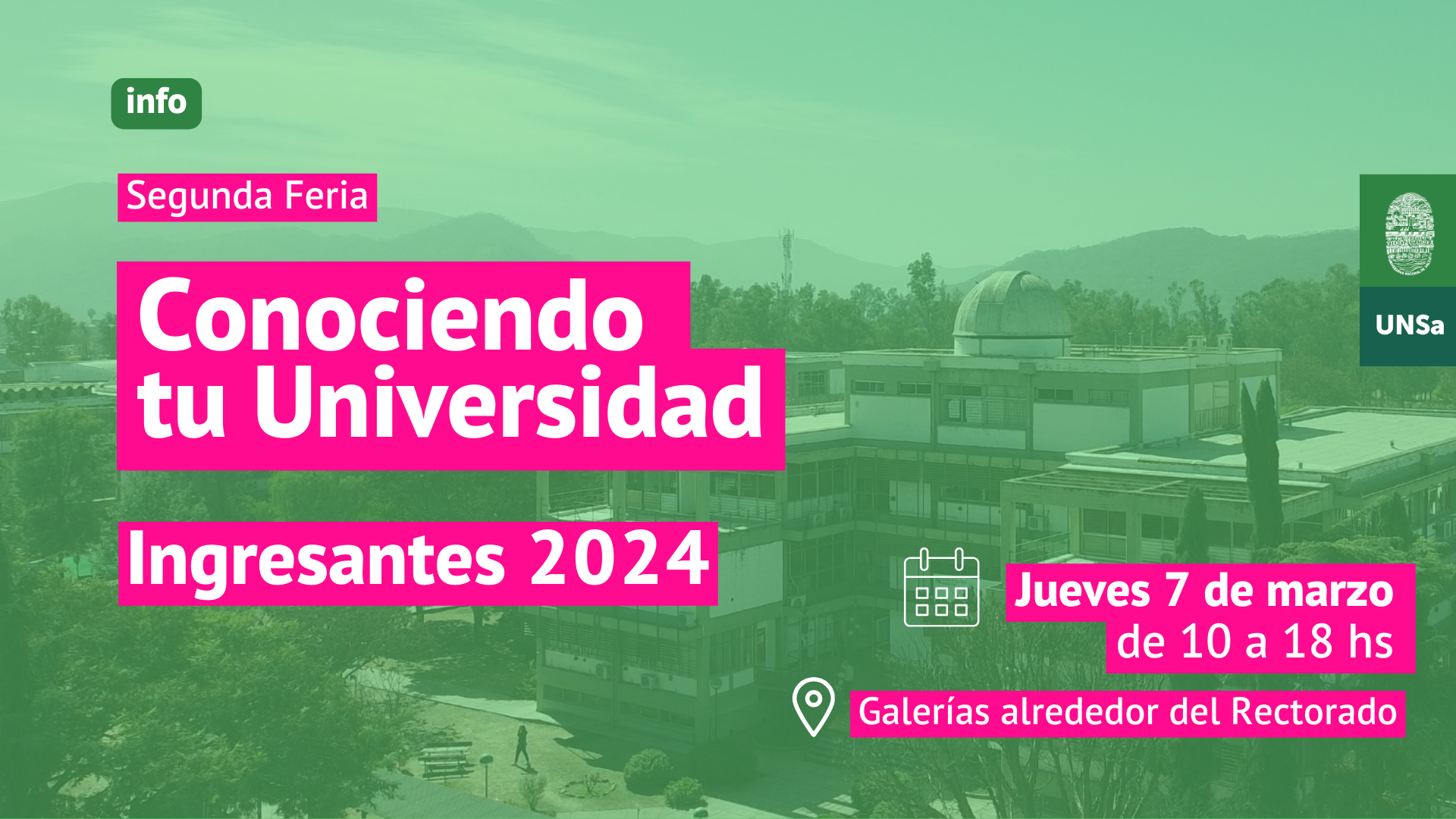 UNSa: Segunda Feria “Conociendo tu Universidad” - Universidad Nacional ...